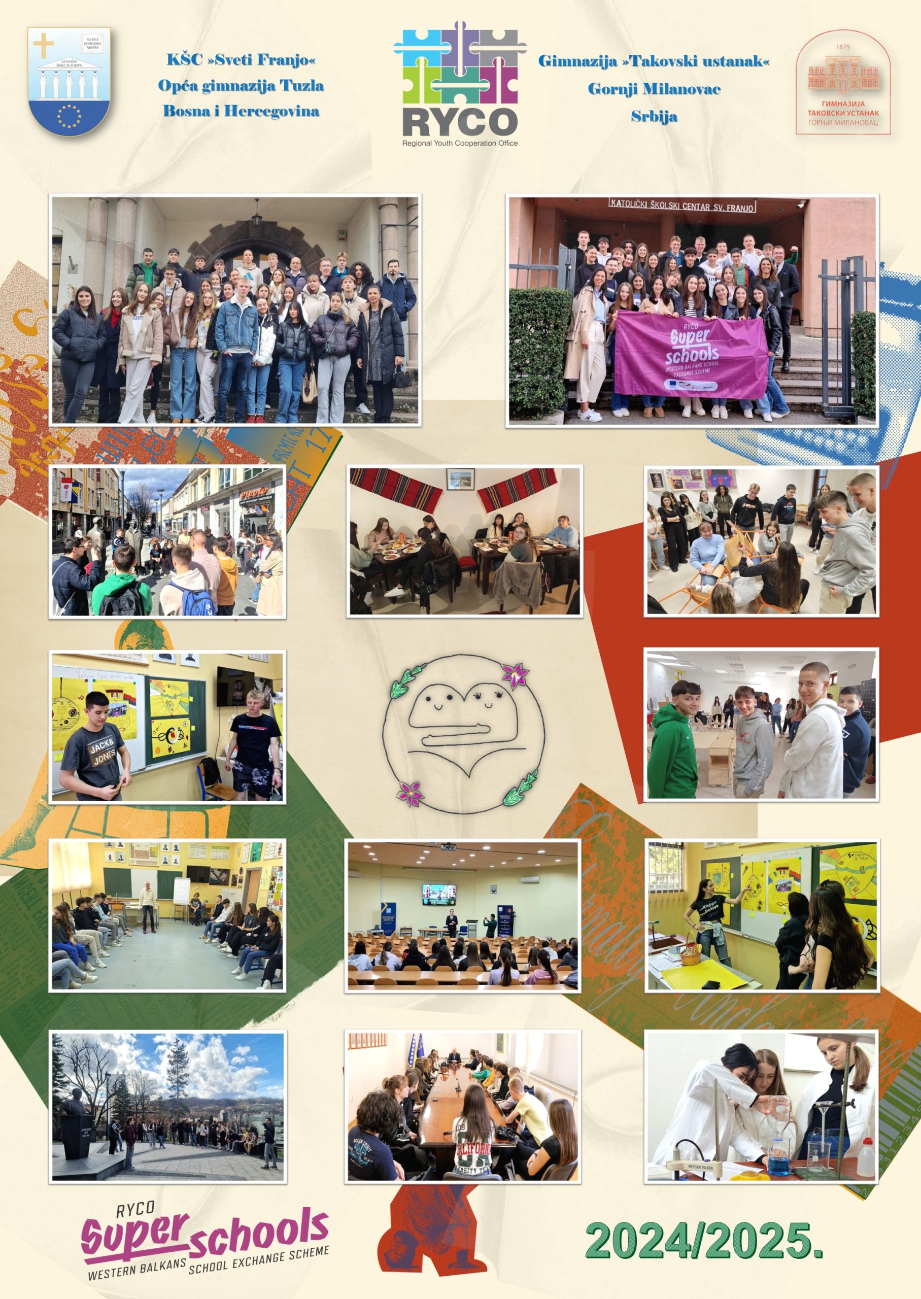 "Superschools" - Najava razmjene - KSC “Sveti Franjo” Tuzla